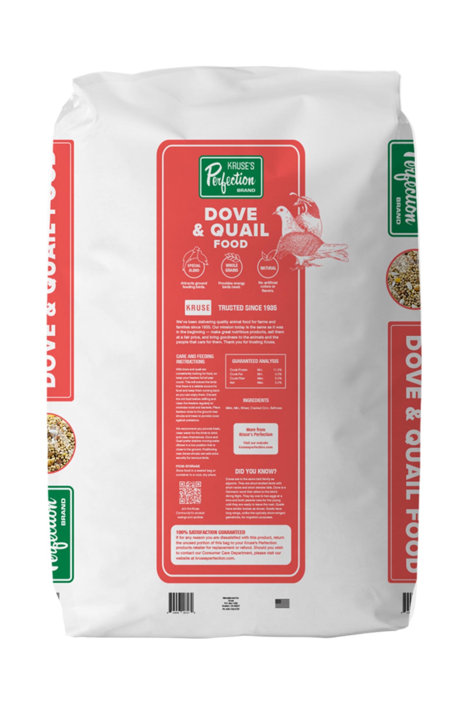 Kruse's Perfection Brand | Dove & Quail Food