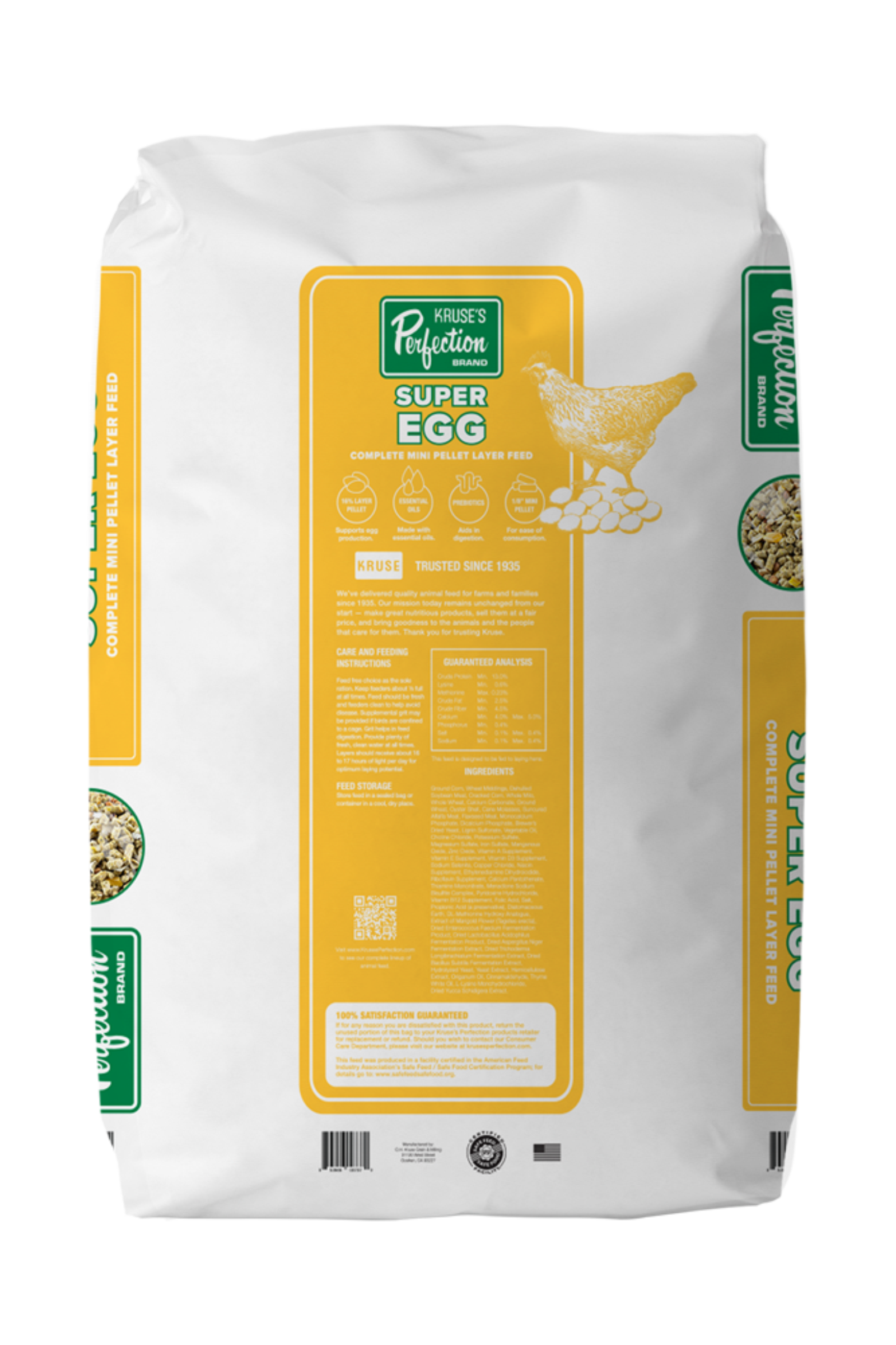 Kruse's Perfection Brand | Super Egg Complete Mini Pellet Layer Feed