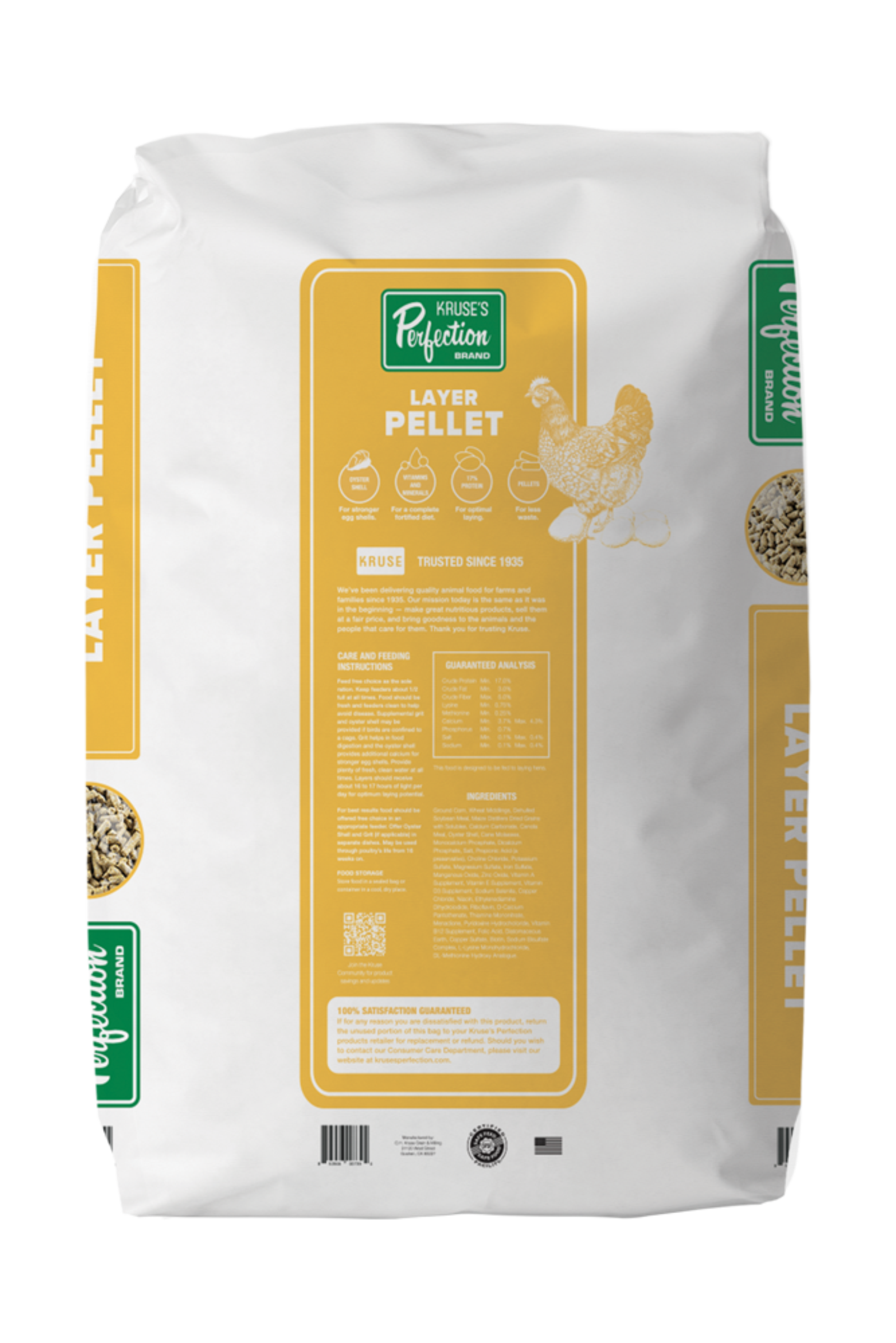 Kruse's Perfection Brand | Poultry Layer Pellet