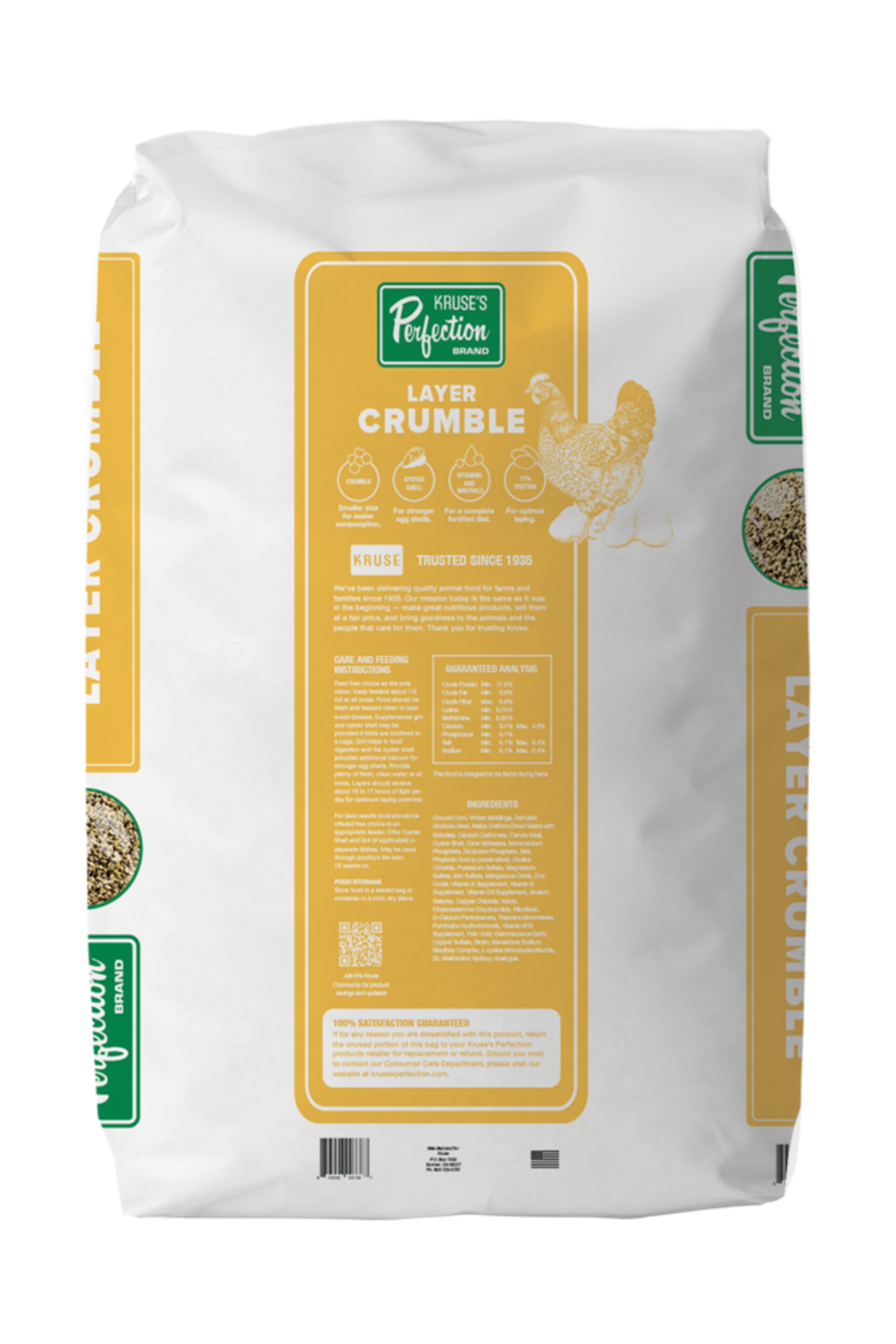 Kruse's Perfection Brand | Poultry Layer Crumble