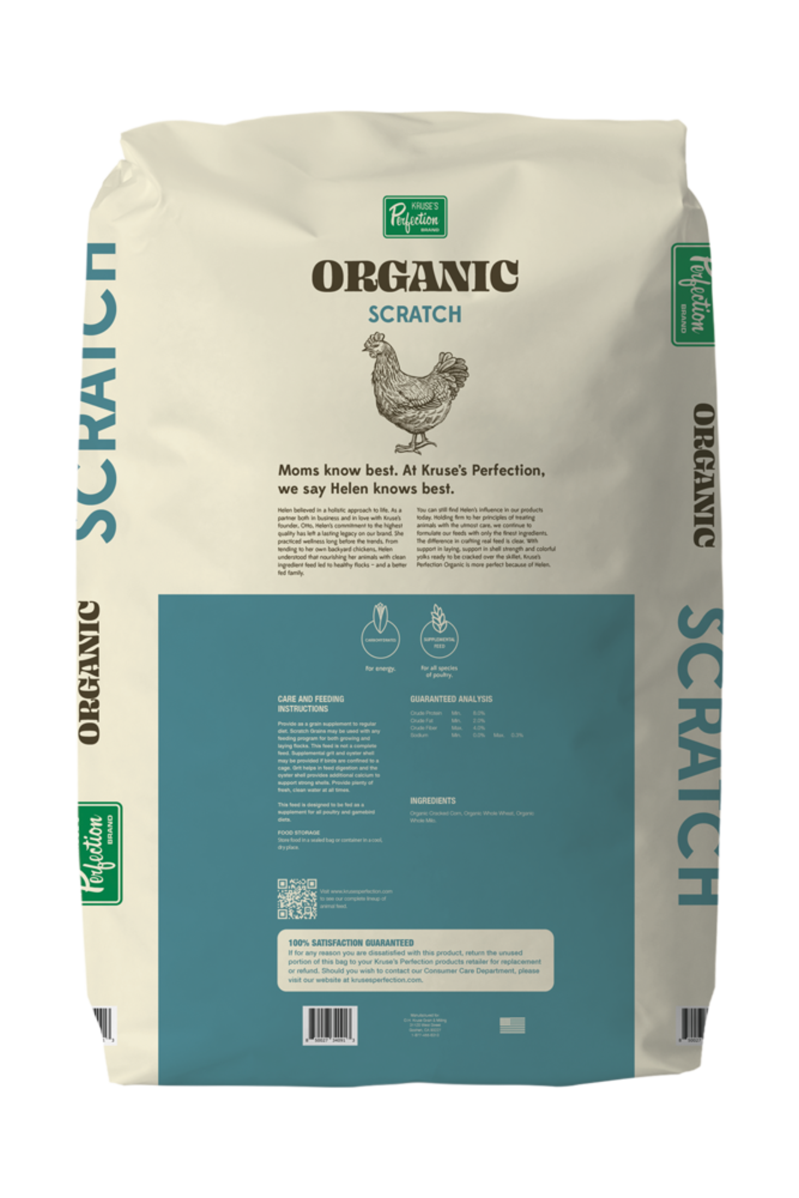 Kruse's Perfection Brand | Organic Scratch Pure Poultry Scratch Grains